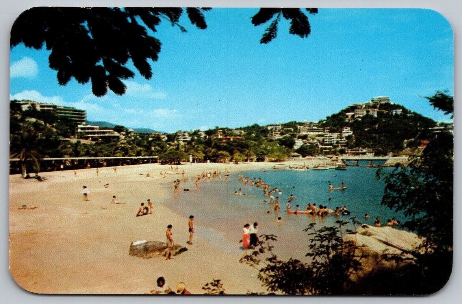 Caletilla Beach Acapulco Gro Mexico Tropical Shoreline Oceanfront Coast ...