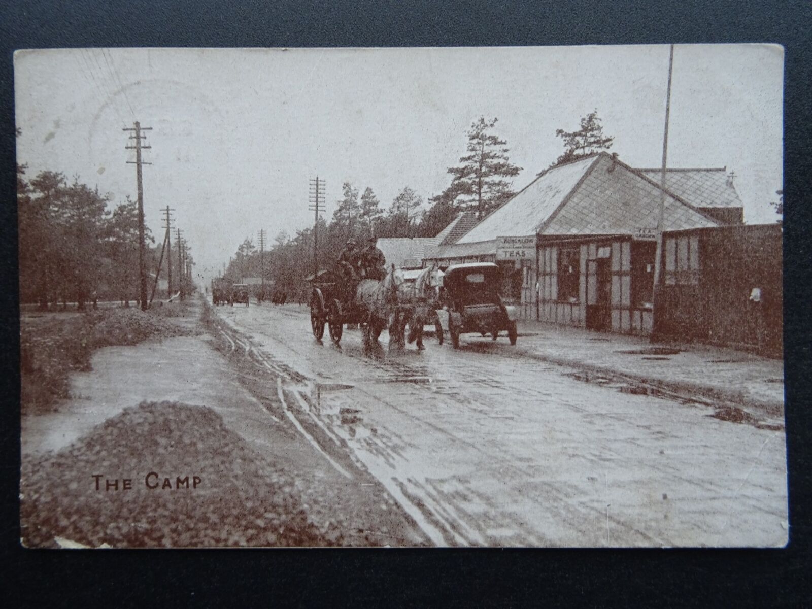 Surrey WW1 WITLEY CAMP Bungalow Tea Store THE CAMP Canadian & British ...