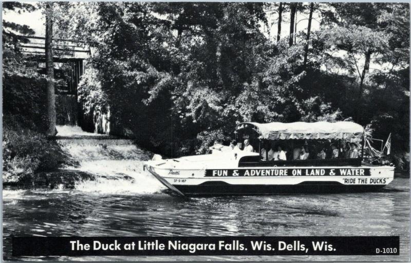 Wisconsin Dells - Tour boat The Duck at Little Niagara Falls | United ...