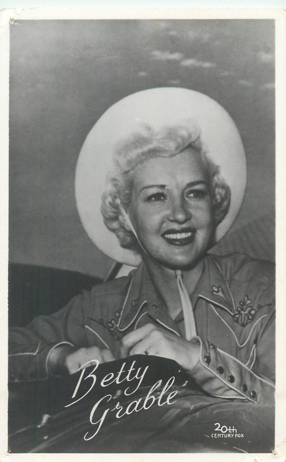 American actress, pin-up girl, dancer, model, and singer Betty Grable ...
