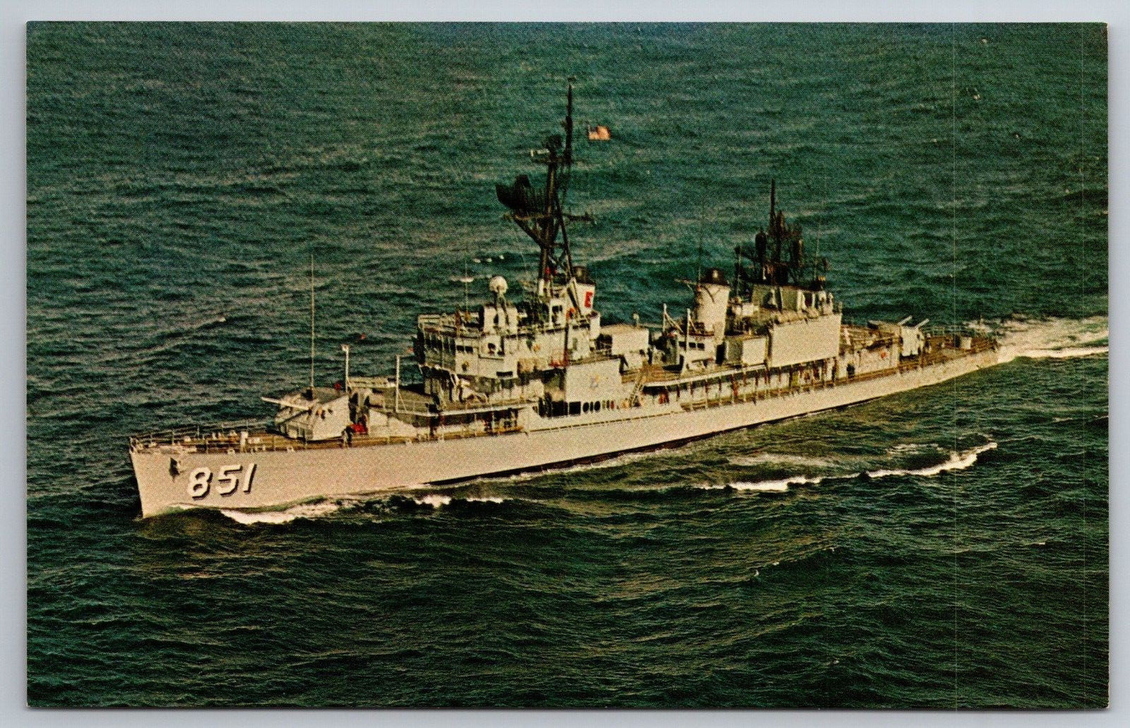 U.S.S. Rupertus DD 851 Navy General Purpose Destroyer Photo Postcard ...