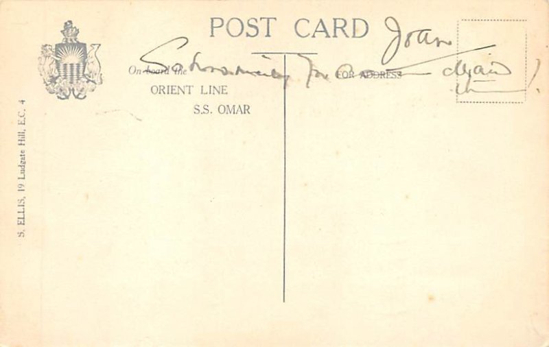 S.S Omar S.S Omar , Orient Line View image | Topics - Other, Postcard ...
