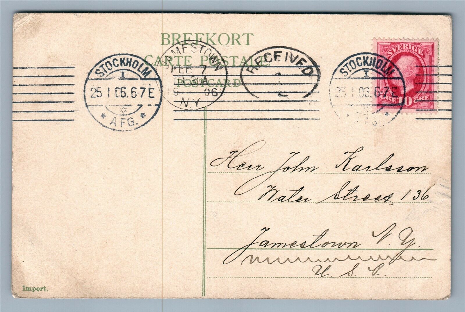 Sweden Antique Postcard by Axel Eliassons Konstforlag Stockholm W ...
