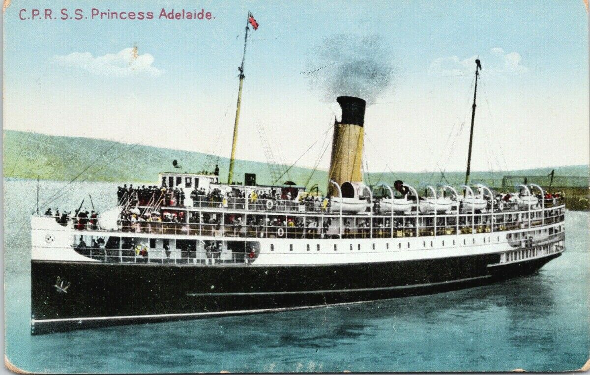 SS 'Princess Adelaide' Steamship Steamer (to Carl Timms Vancouver ...