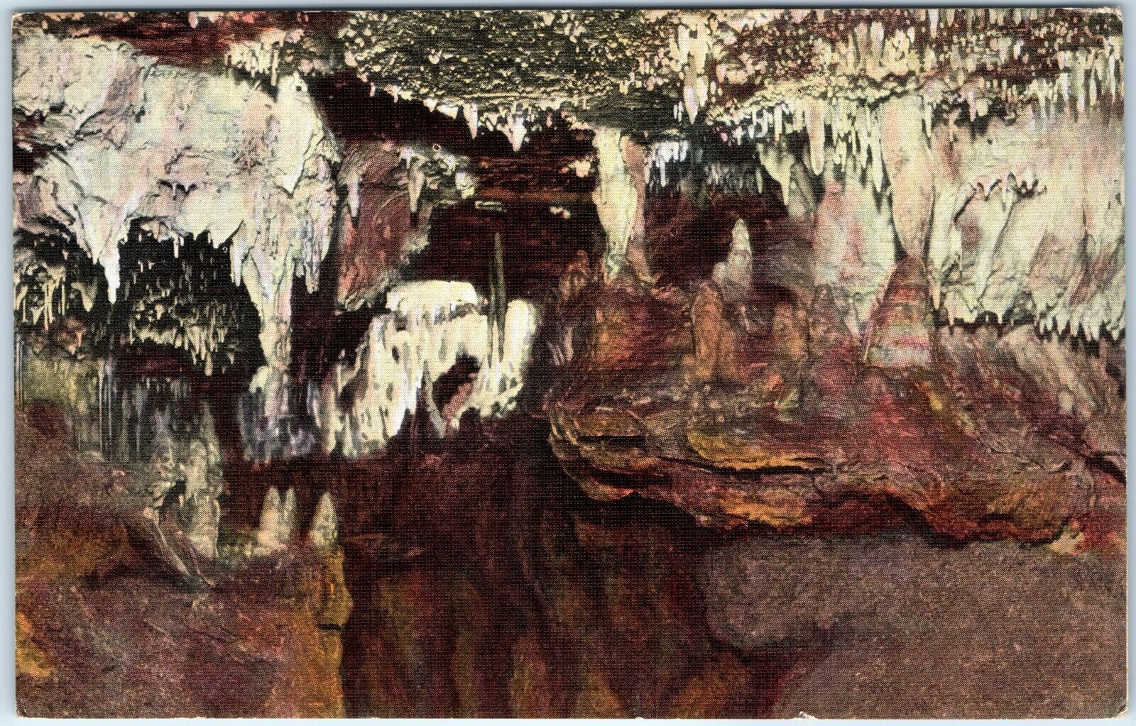 c1930s Dubuque, IA Cliff Dwellers Crystal Lake Cave Linen PC Cavern Hwy ...