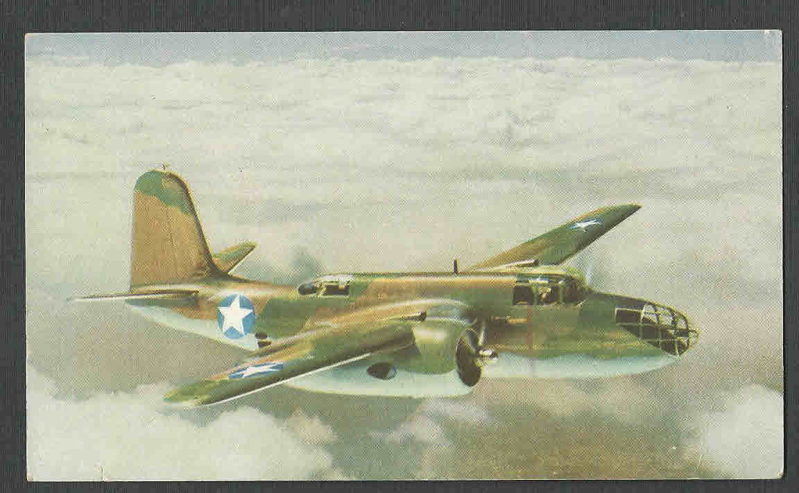 Ca 1943 Ppc* Douglas A20 Havoc Deadly Attack Bomber Used in Pursuit ETC ...