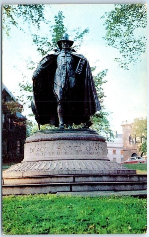 "The Puritan" Bronze Statue in Merrick Park, State Street, Springfield ...