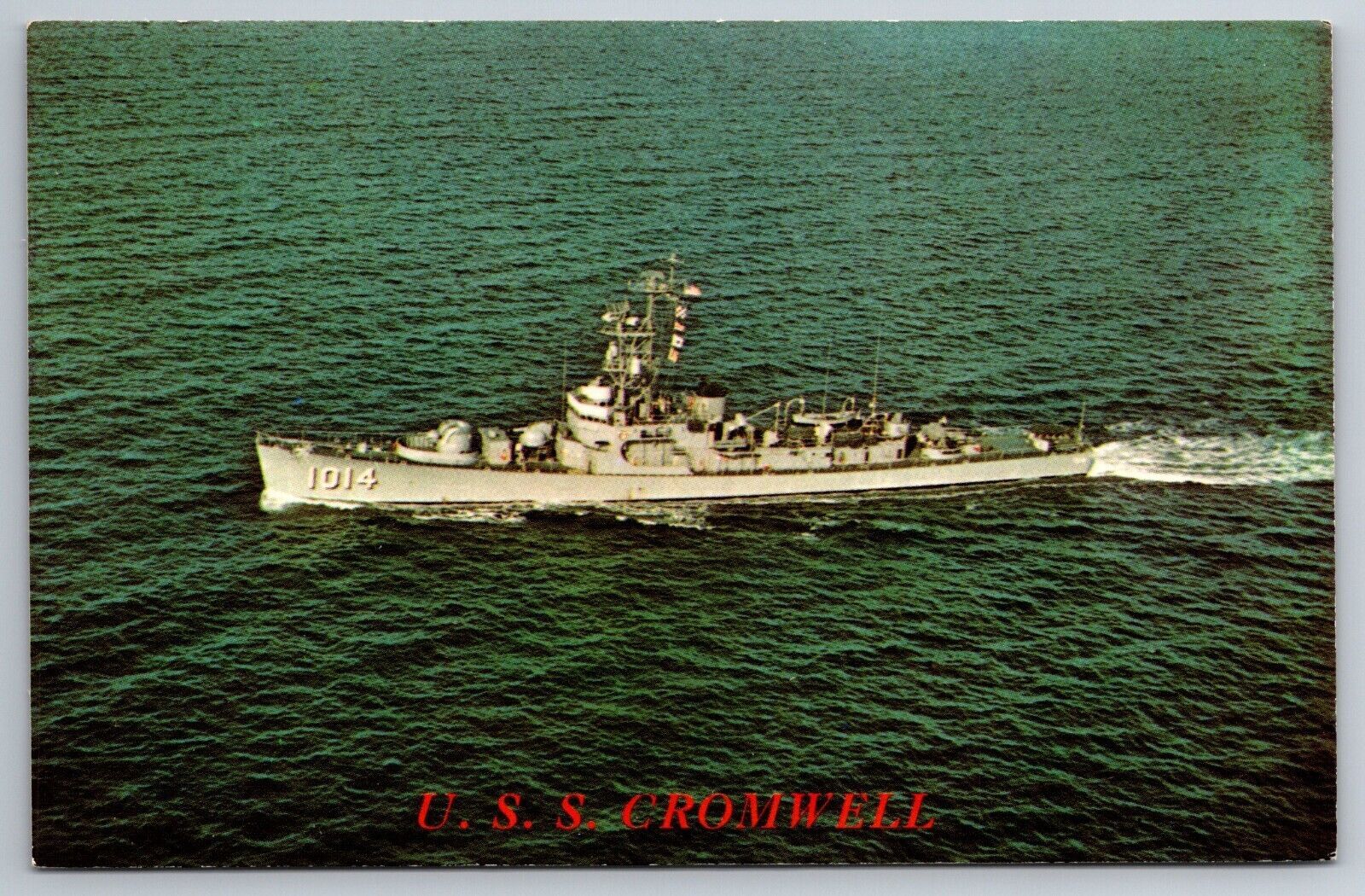USS Cromwell DE 1014 Navy Dealey Class Destroyer Escort Ship Photo ...