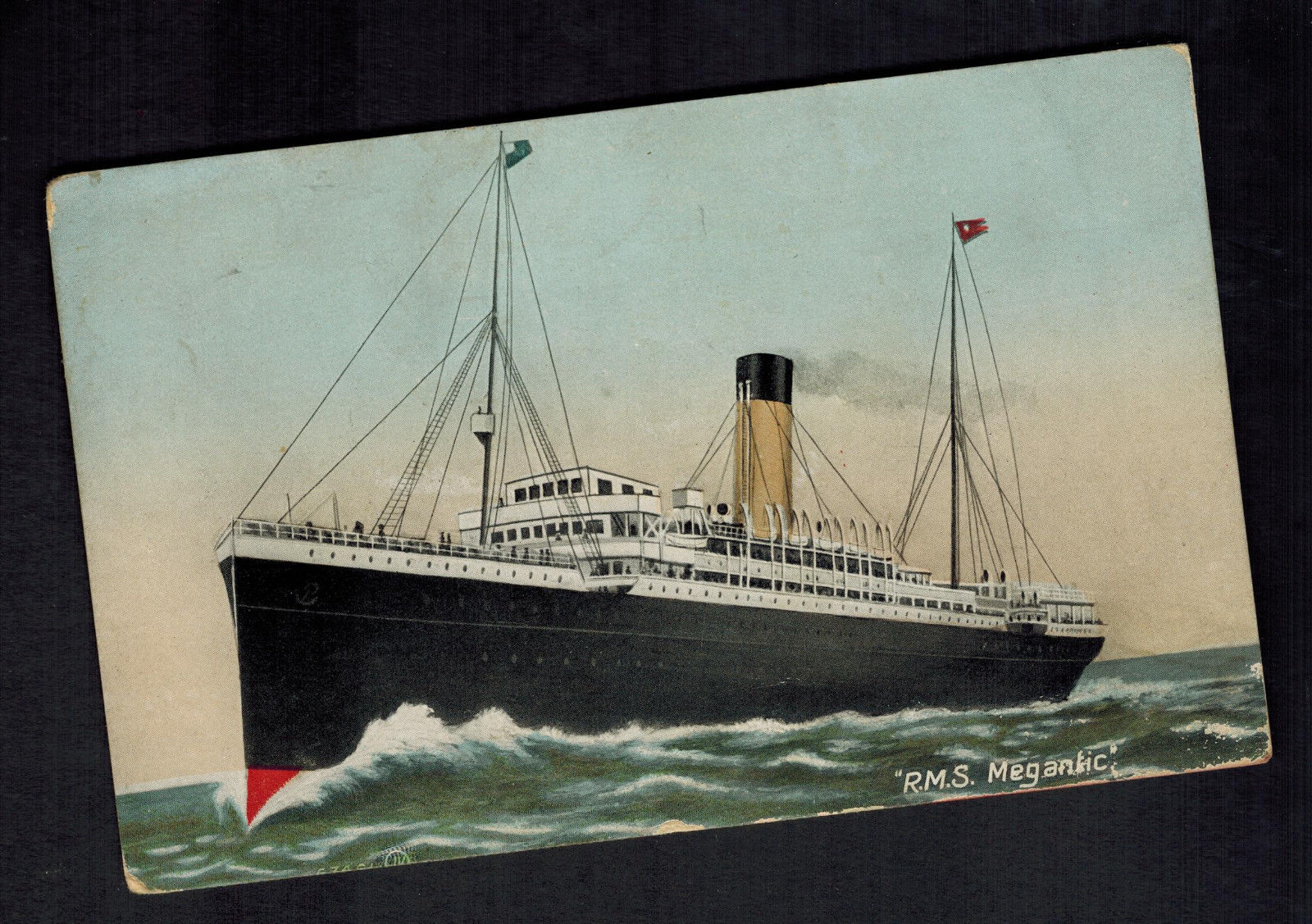 Mint England Ship Picture Postcard RMS Megantic at Sea Passenger Liner ...