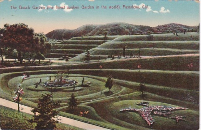 California Pasadena The Busch Sunken Garden | United States ...