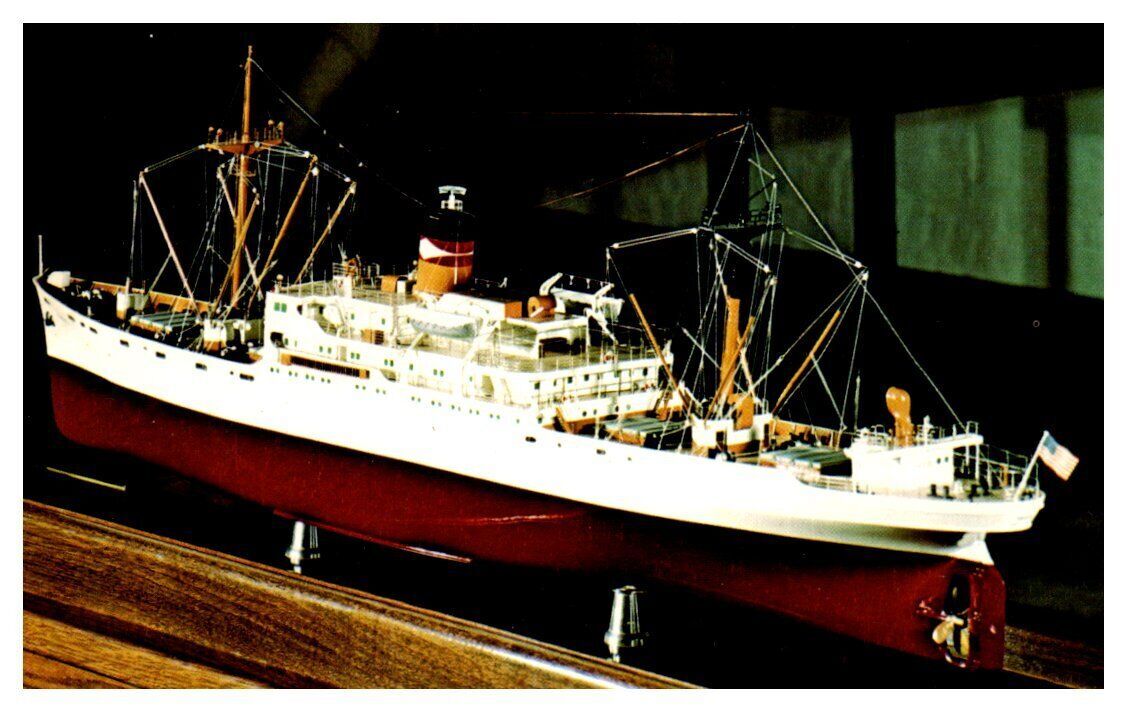 The Yaque model of a banana boat built in 1947 Boat Postcard | Other ...