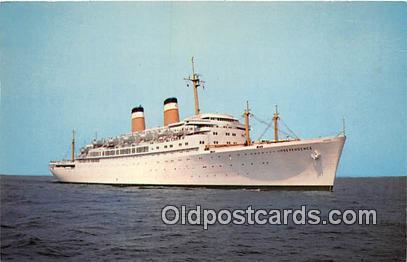 SS Independence American Export Isbrandtsen Lines Ship Writing on back ...