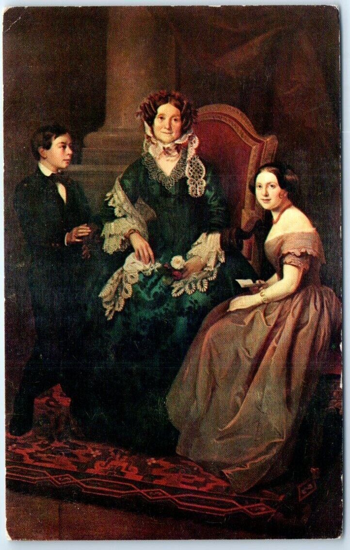 Portrait of Mme. Jumel with Grand-Niece and Grand-Nephew by Alcide ...