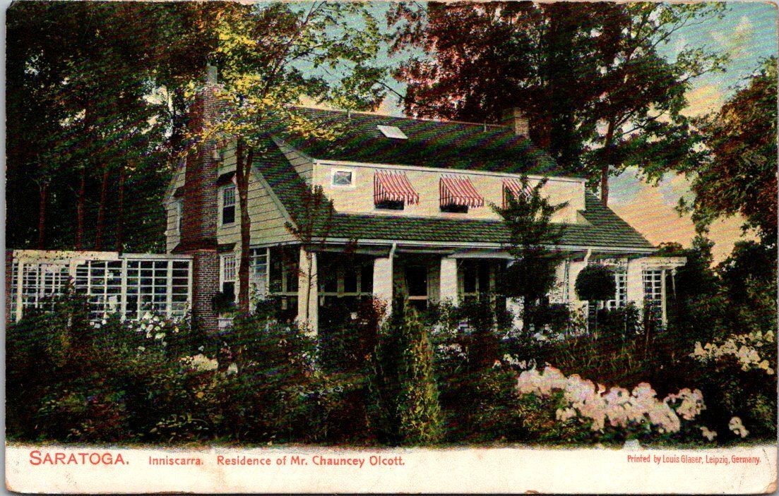 New York Schenectady Inniscarra Residence Of Mr Chauncey Olcott ...