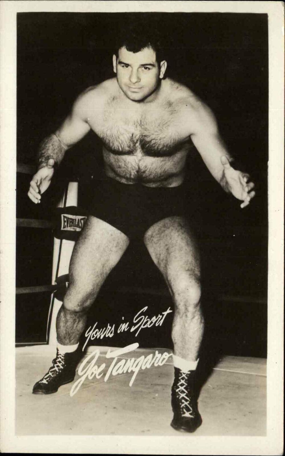 Wrestler Muslces Joe Tangaro Real Photo Postcard | Other / Unsorted ...