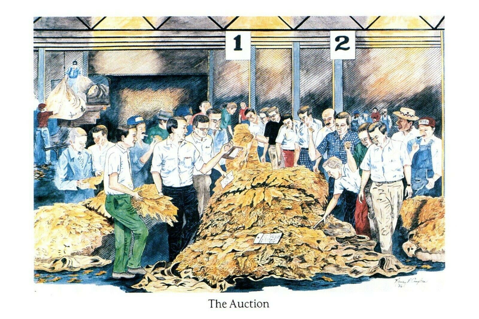 The Art Of Tobacco Nancy Compton Complete Set Postcard PC556 | Europe ...