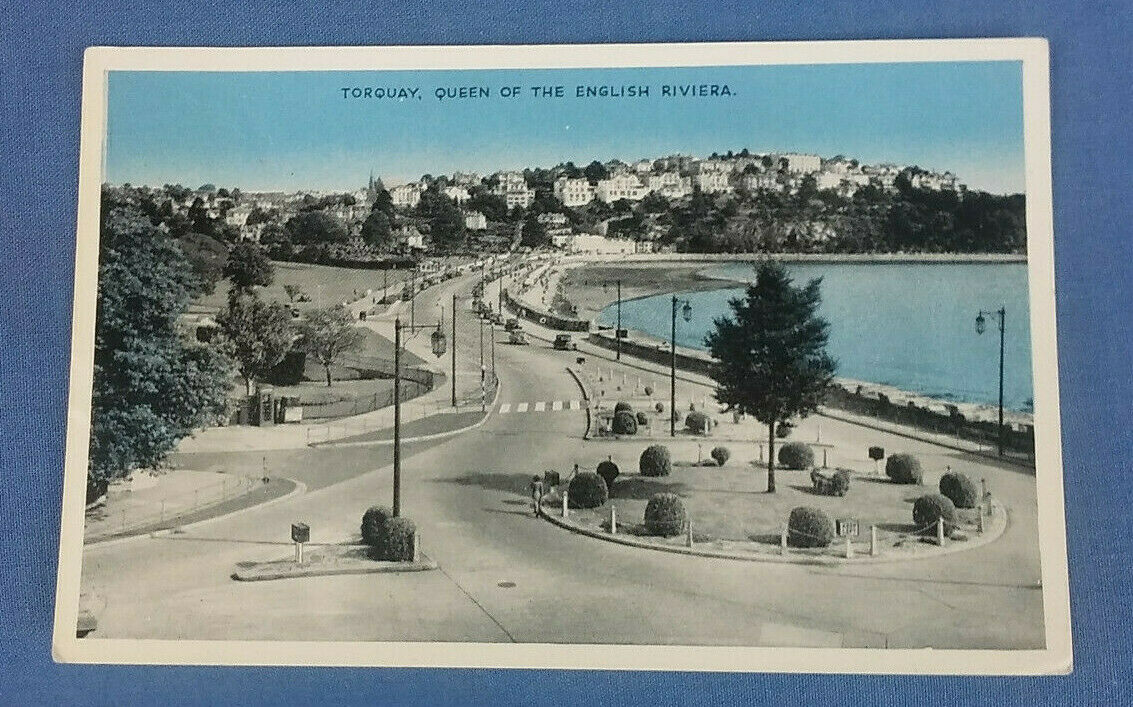 Vintage Postcard Torquay Queen Of The English Riviera Devon D1A ...
