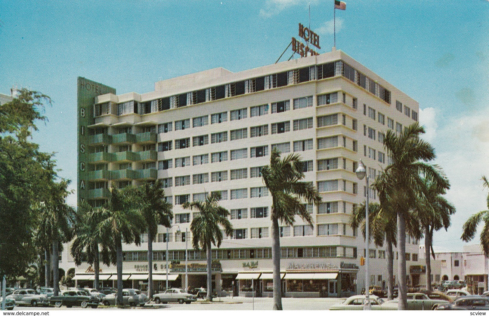 MIAMI, Florida, 1940-60s; Biscayne Terrace Hotel | United States ...