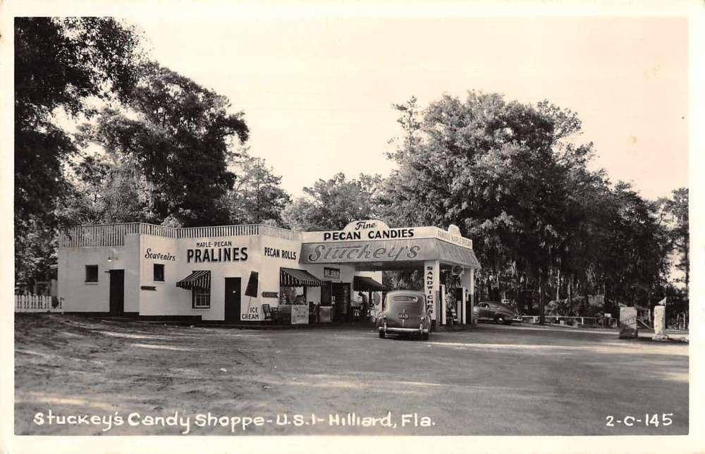 Hilliard Florida Stuckey's Candy Shoppe Real Photo Vintage Postcard ...