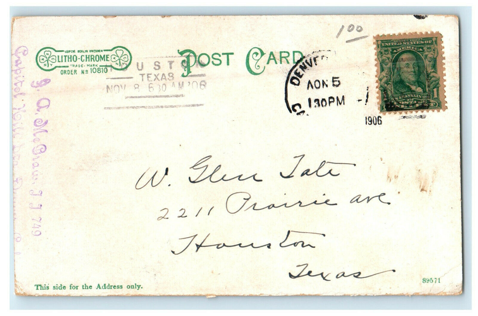 1906 Pikes Peak on Cog Road, Train Scene Shady Springs Colorado CO ...