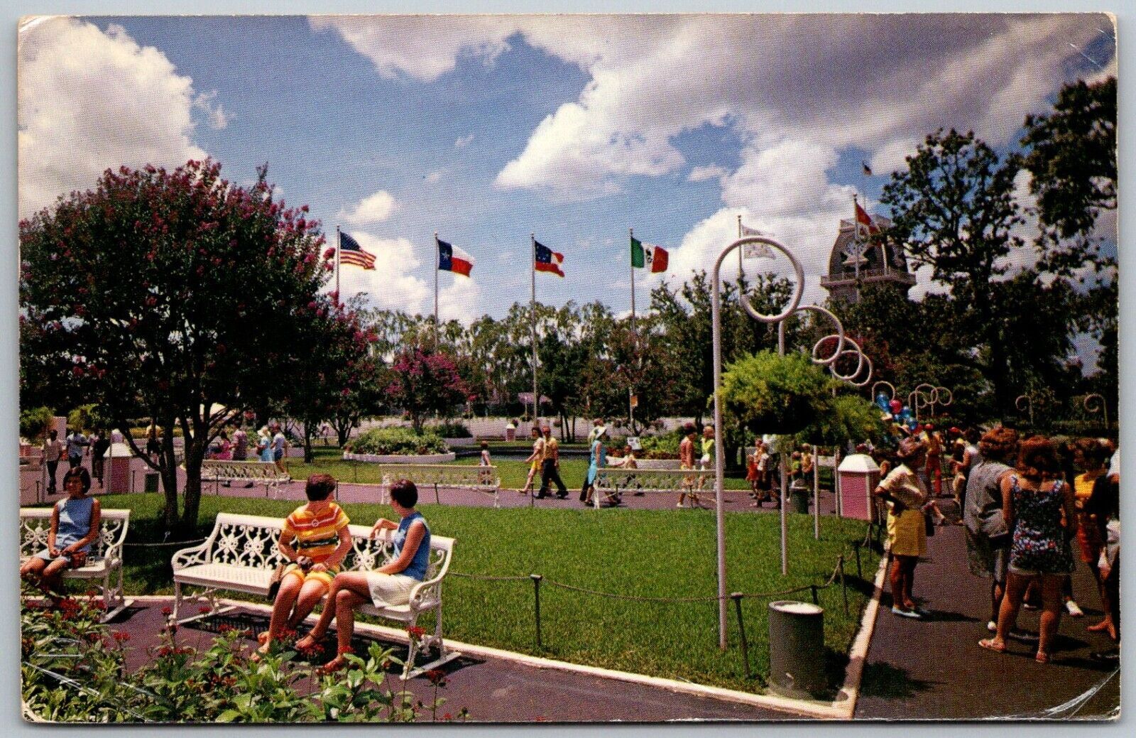 Arlington Texas 1975 Postcard Historic Six Flags Over Texas Amusement ...