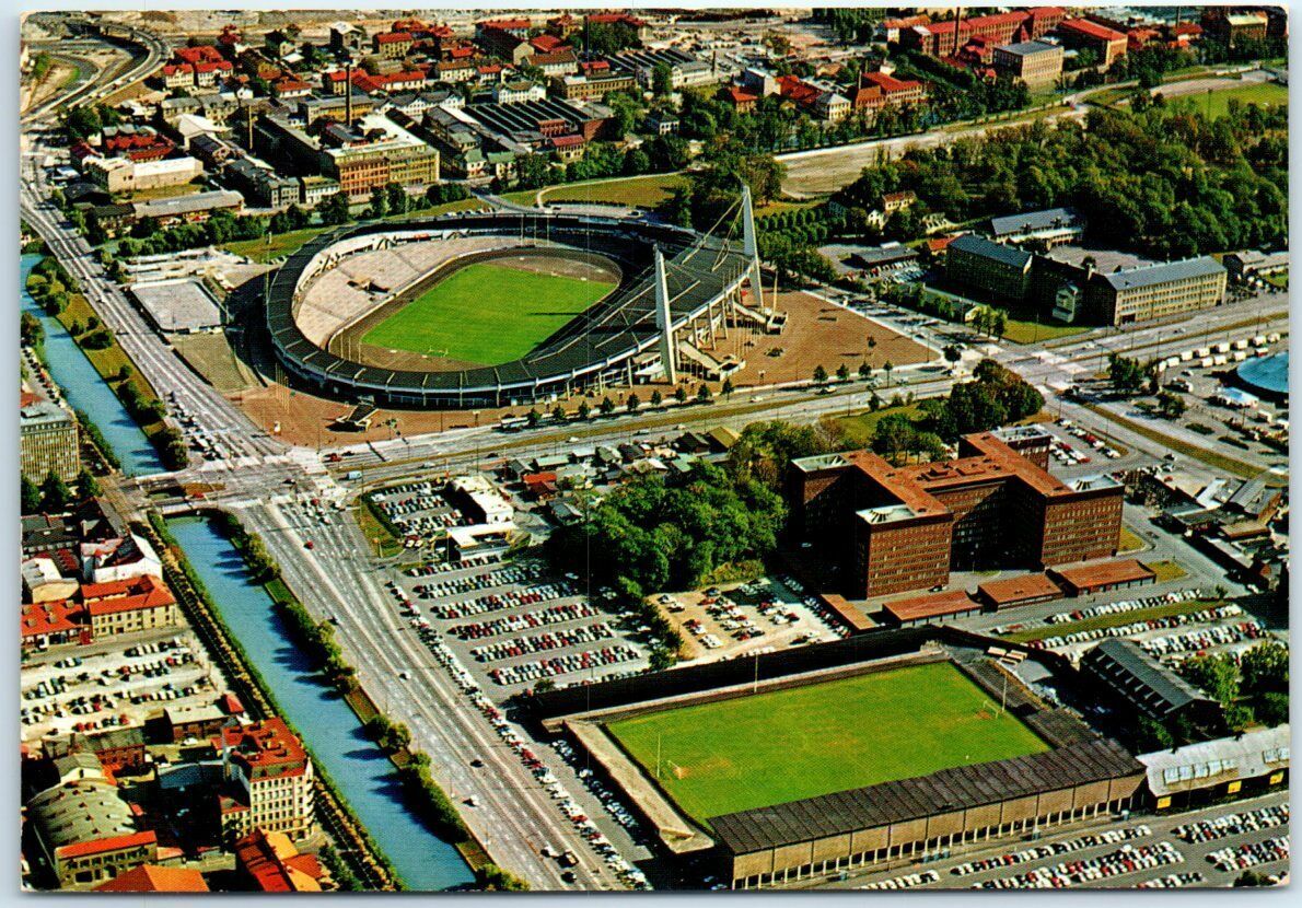 Aerial photo of Gamla and Nya Ullevi and the Police House - Gothenburg ...
