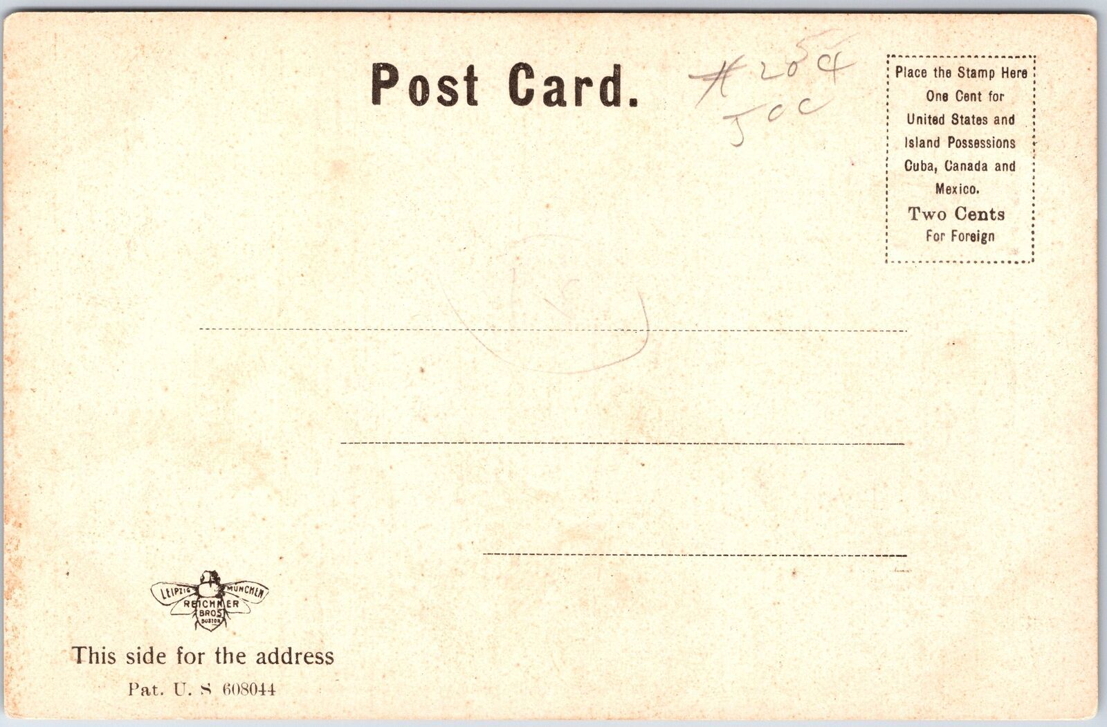 Vintage Postcard Tinted Foiled the Main Corridor Public Library at ...