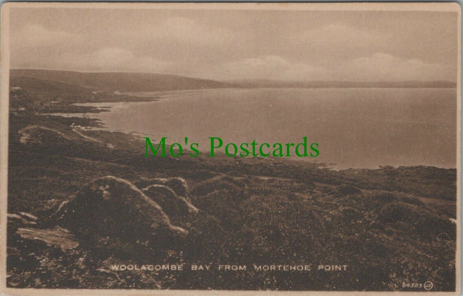 Devon Postcard - Woolacombe Bay From Morthoe Point RS26574 | Europe ...