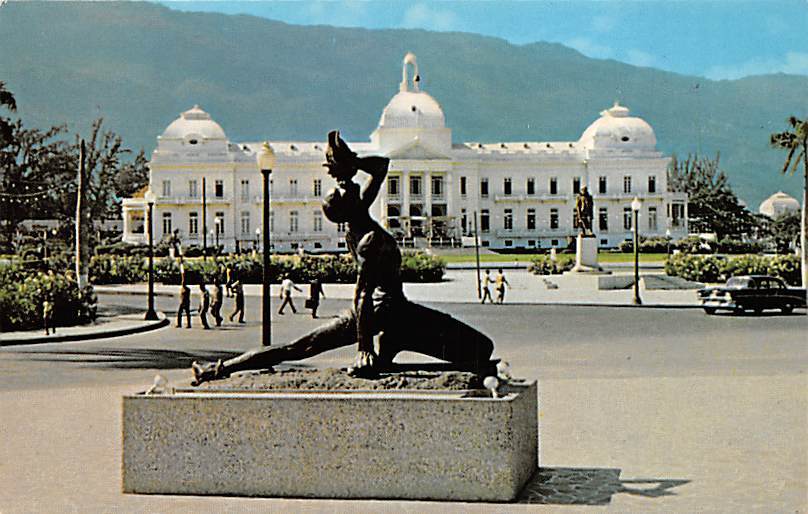 Statue Du Marron Inconnu Port-au-Prince Haiti Unused | Topics - Royal ...