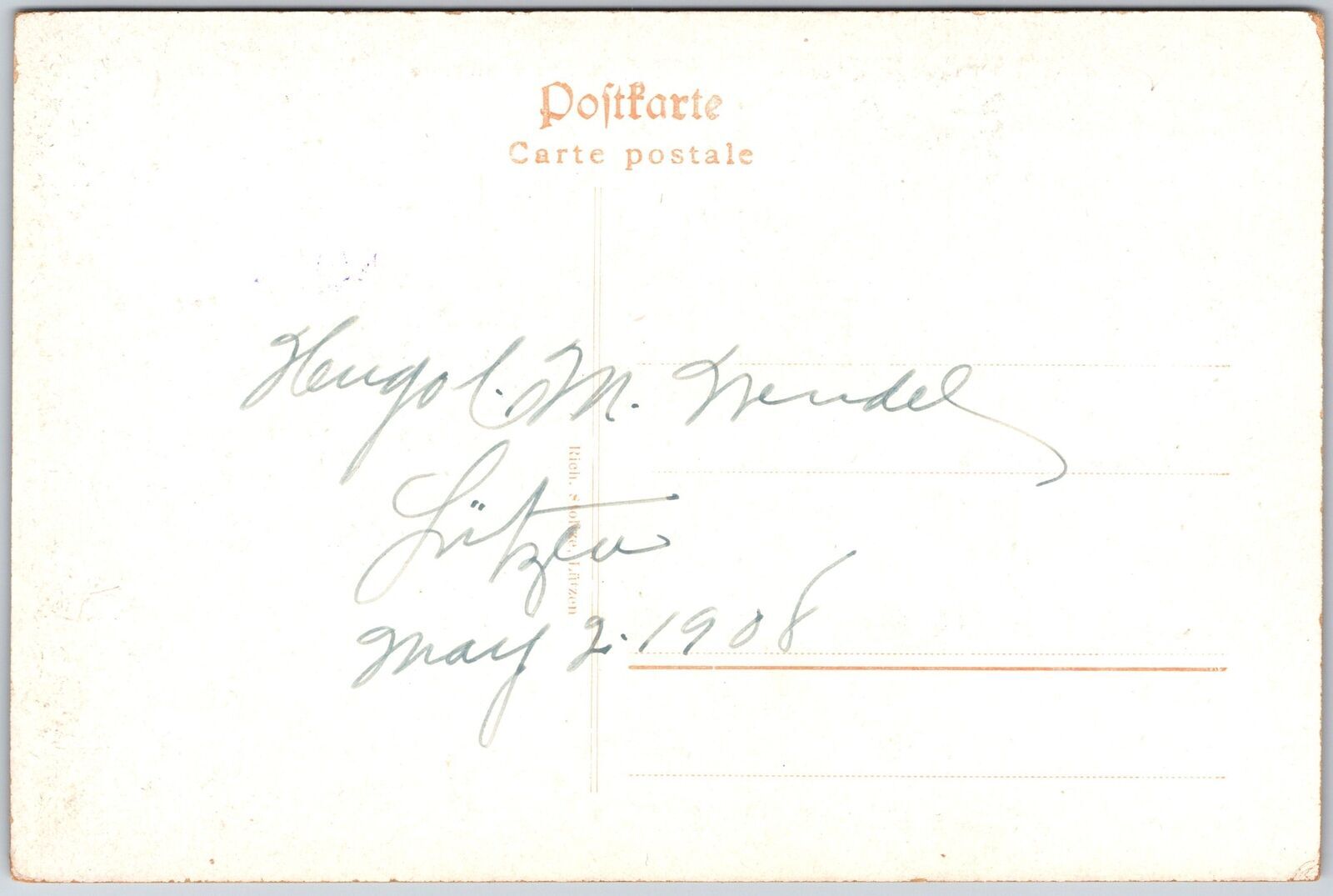 Gustav Adolf - Denkmal Gunther Denkmal Wilhelmster Mit Kirohe Ratekeile ...