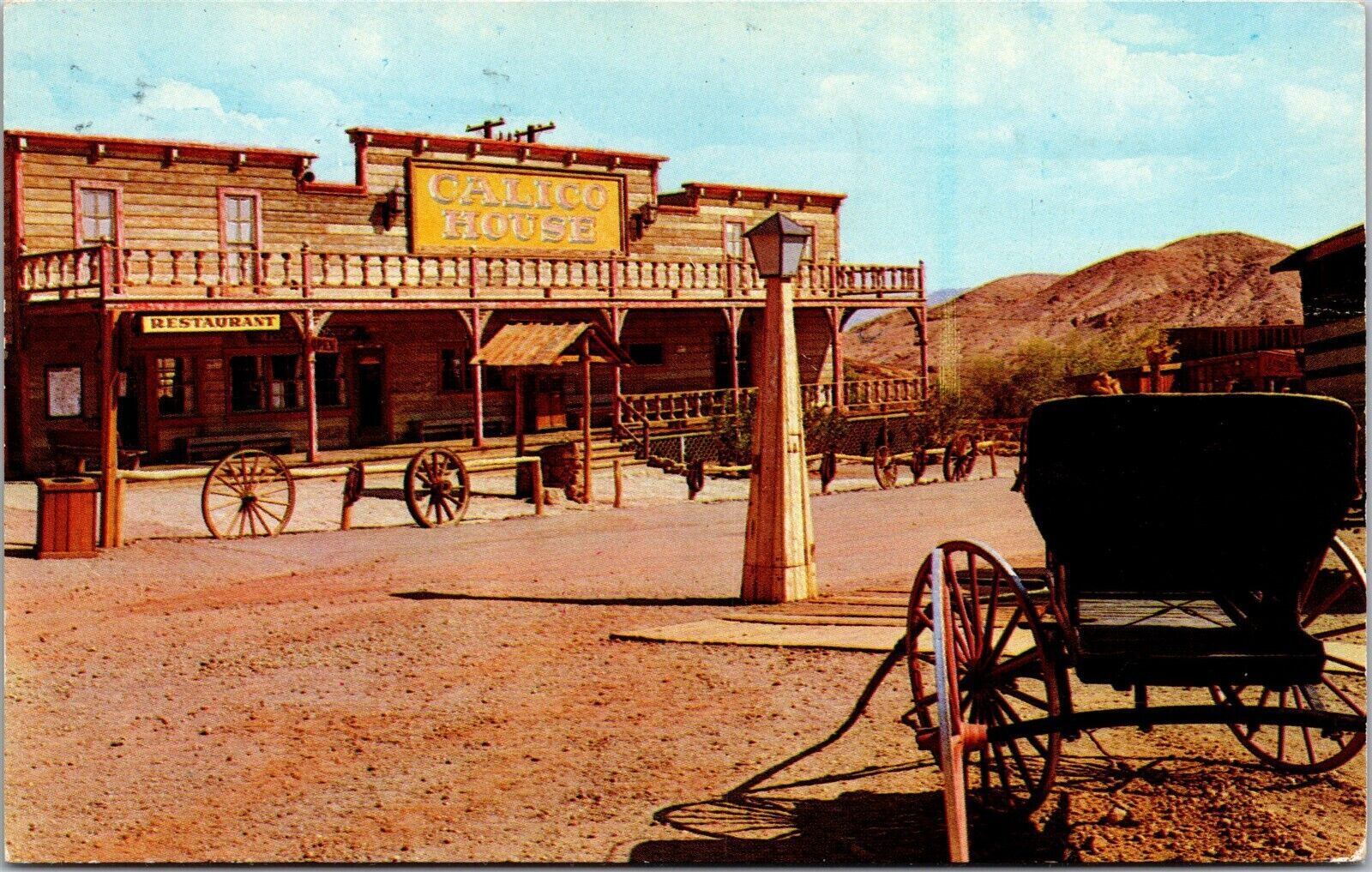Vtg California CA Calico Ghost Town Calico House Kitchen 1970s Postcard ...