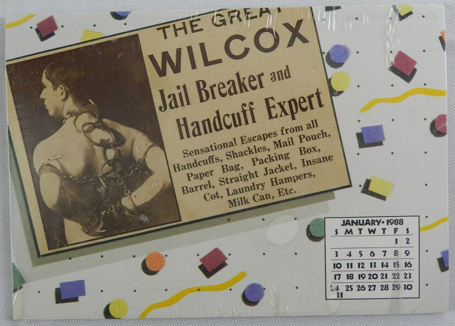 Complete Set Unopened - 1988 Amazing Feats Calendar Postcard Set 4th ...