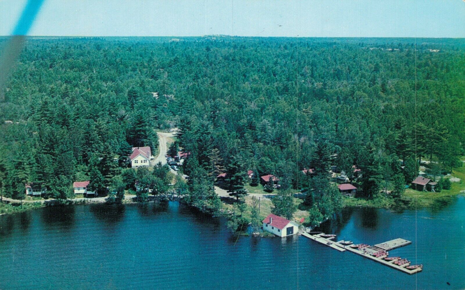 Canada Ontario Dry Pine Camp on Famous French River Vintage Postcard 07 ...