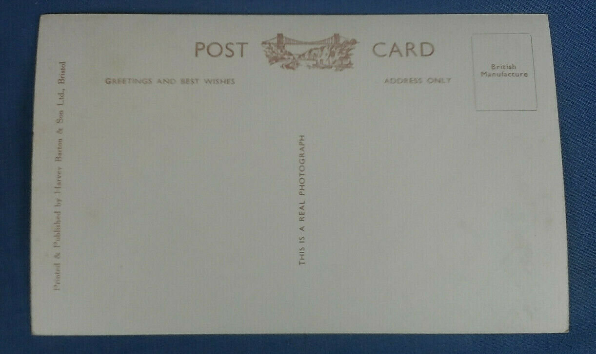 Vintage Real Photo Postcard Bath Abbey West Front Somerset D1D | Europe ...