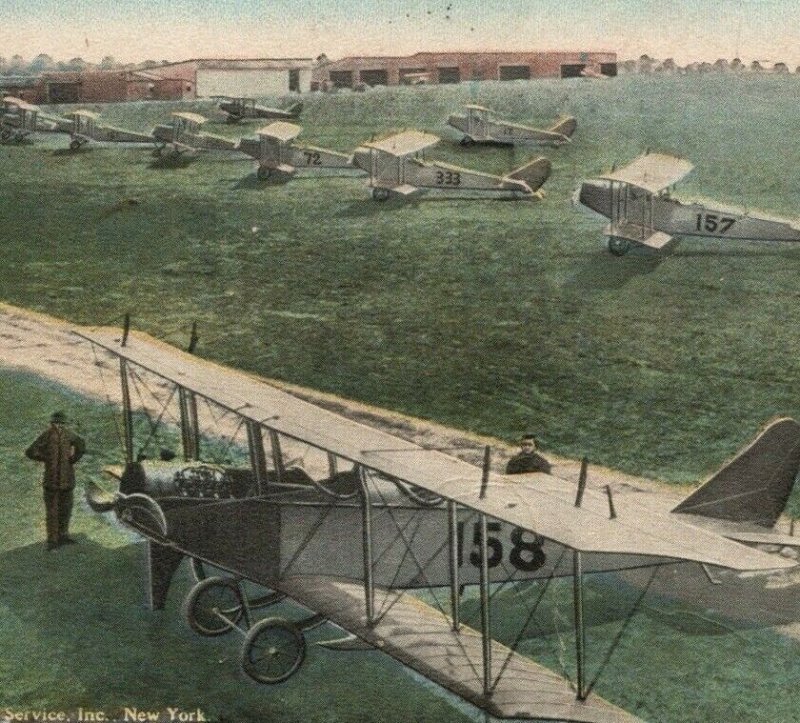 Aero Squad U.S. Aviation Service Planes Airplane WWI WW1 Postcard ...