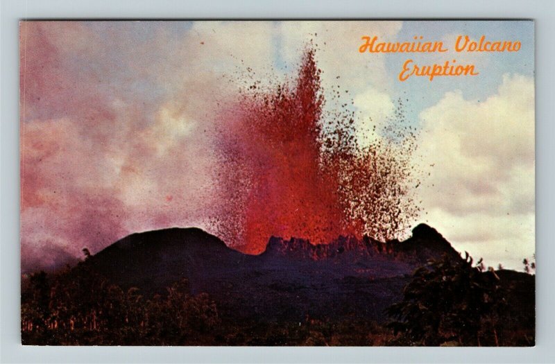 Kapoho, HI-Hawaii, Volcano Eruption, Vintage Chrome Postcard | United ...