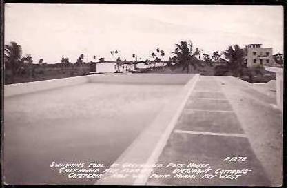 Fl Greyhound Key Post House Swimming Pool RPPC | United States ...