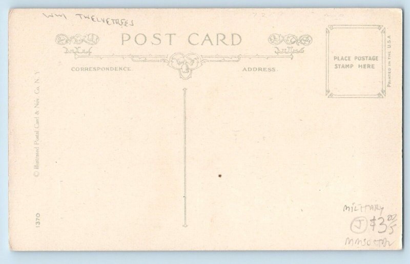 Twelvetrees Postcard Military Soldier Mopping The Floor WWI c1910's ...