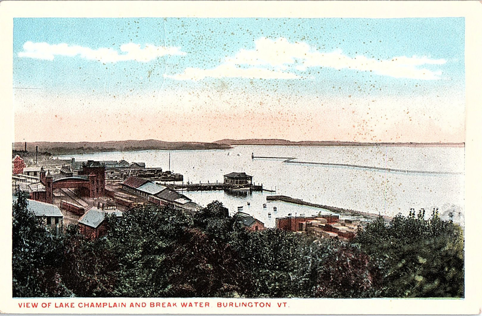 Postcard PIER SCENE Burlington Vermont VT AI2013 | United States ...