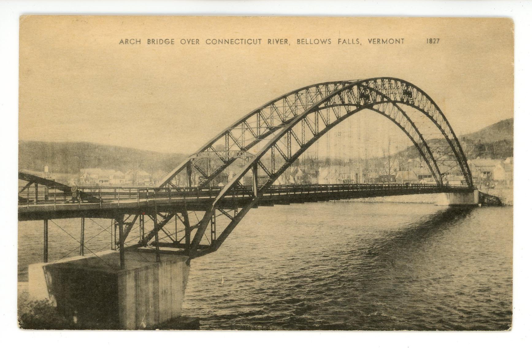 VT - Bellows Falls. Arch Bridge | United States - Vermont - Other ...