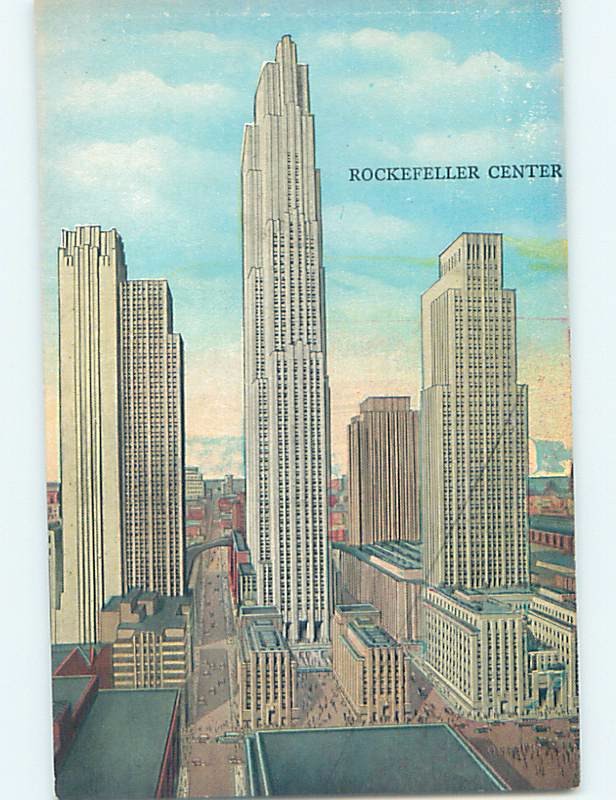 Unused 1940's ROCKEFELLER CENTER New York City NY G1294 | United States ...