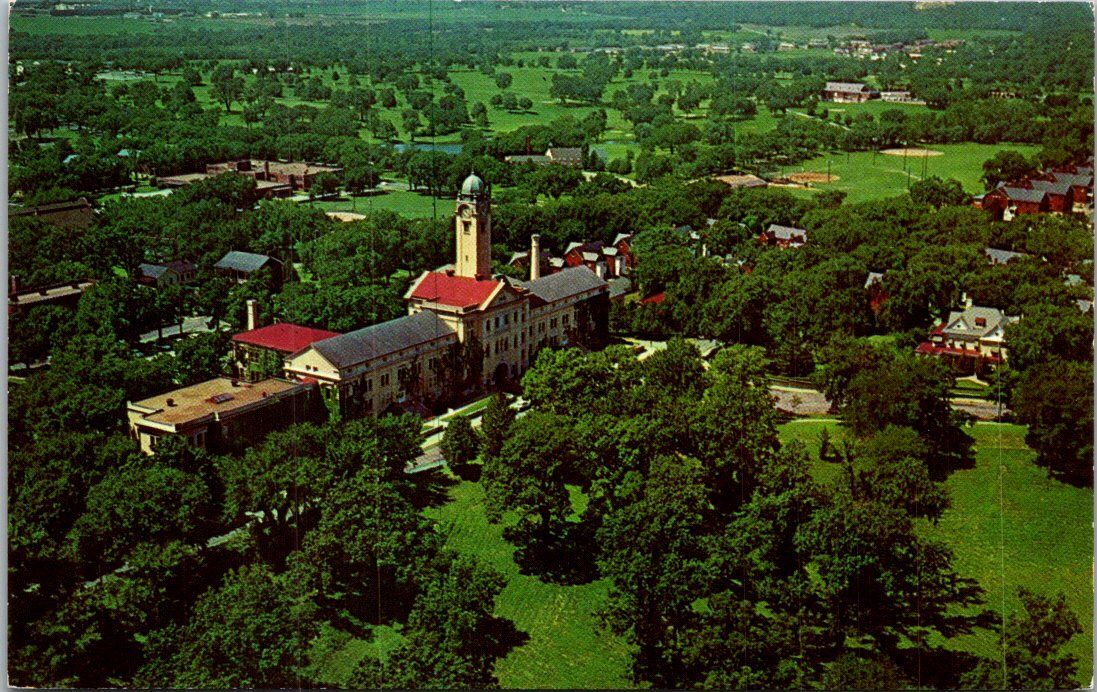 Kansas Fort Leavenworth Aerial View Headquarters Building | United ...