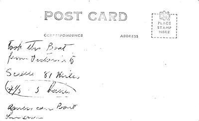 RPPC New Flagship of Puget Sound MV CHINOOK Seattle Ferry 1940s Vintage ...