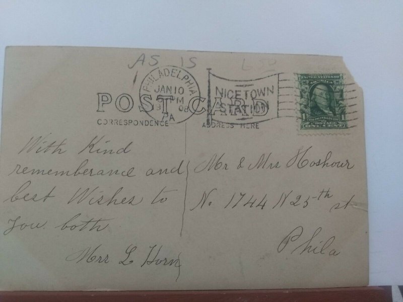 Vintage Postcard. Widener Memorial School Logan, Pennsylvania posted ...