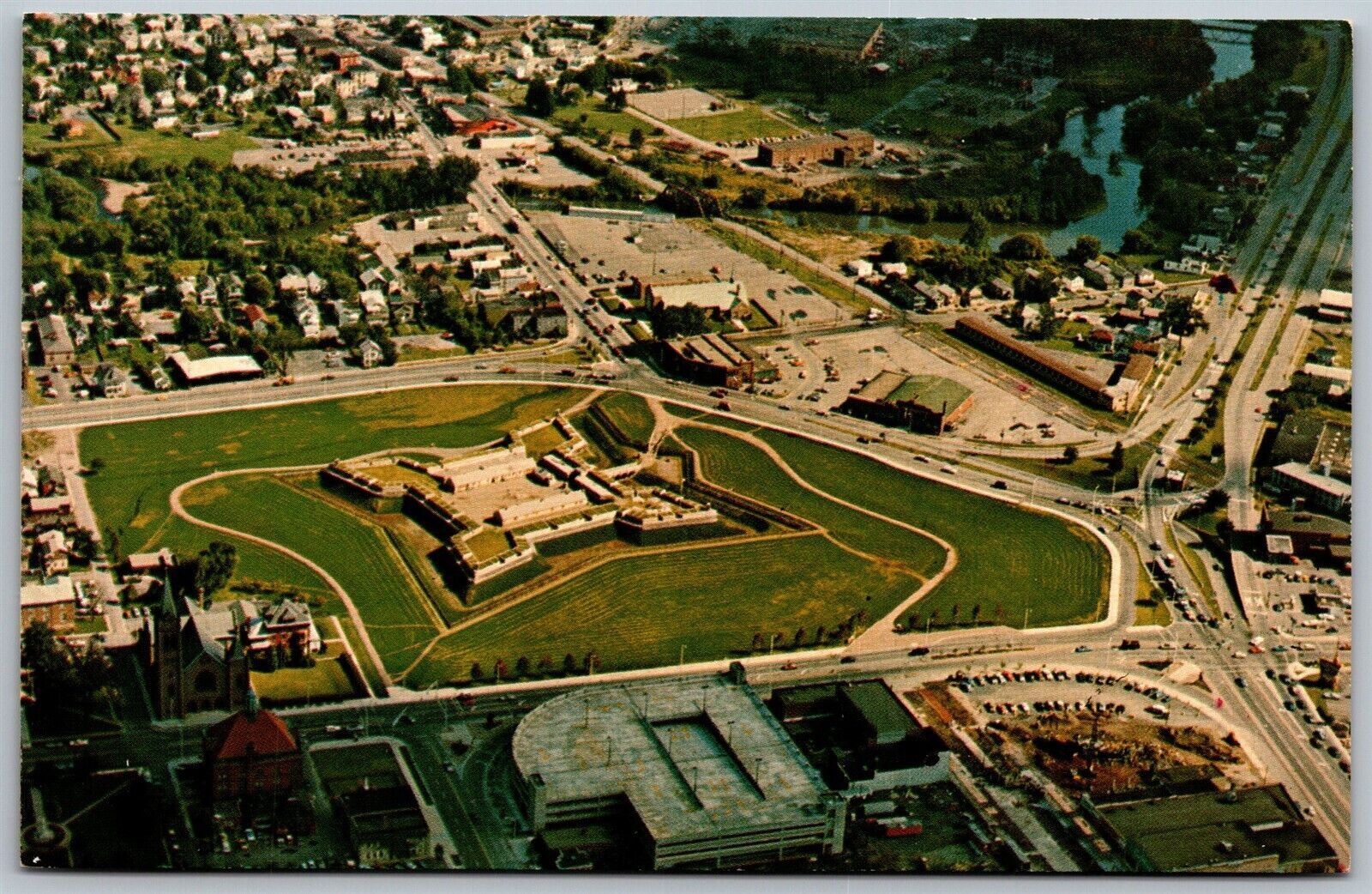 Vtg Rome New York NY Fort Stanwix National Monument Aerial View ...
