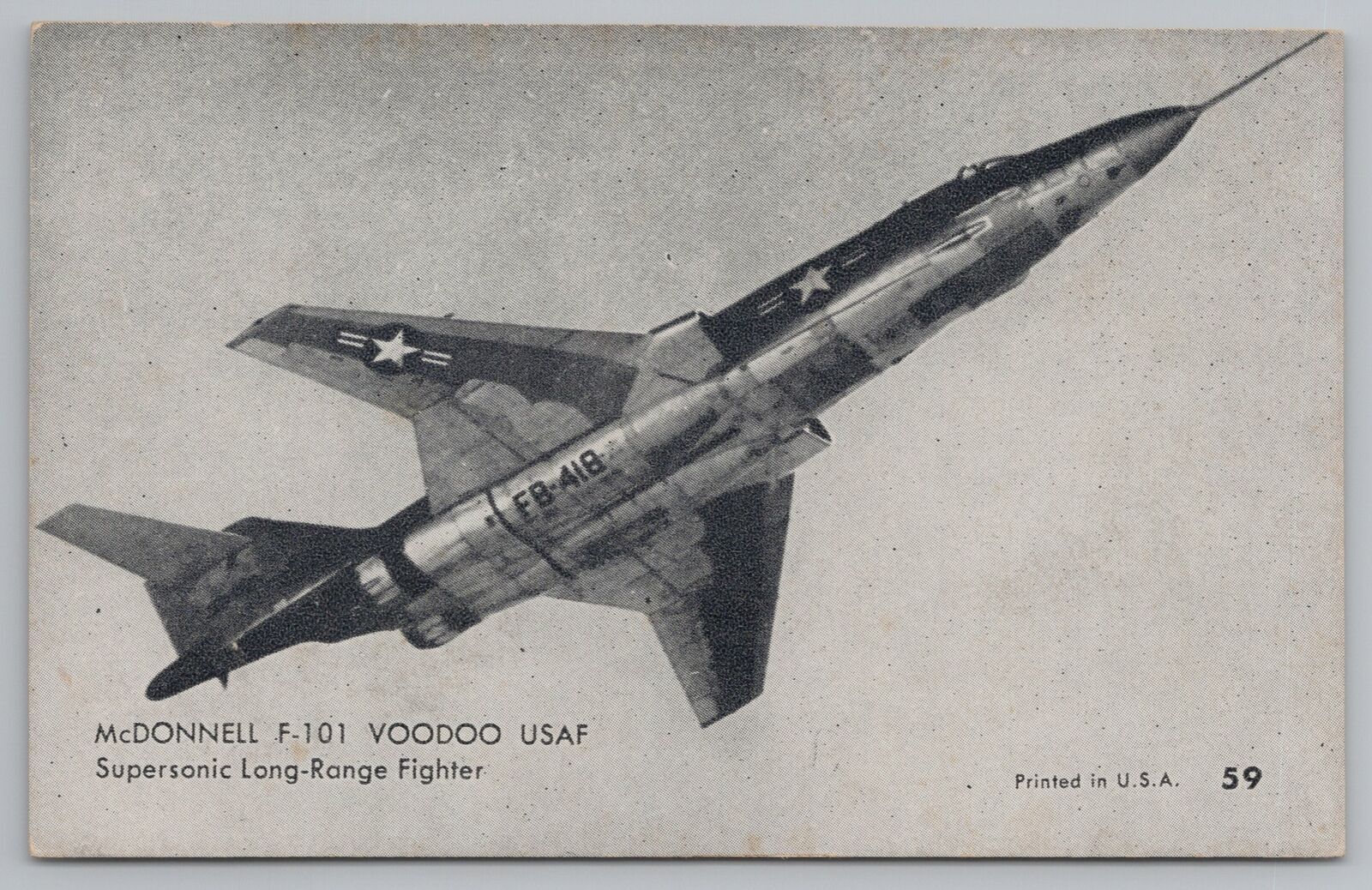 Aircraft~McDonnell F-101 Voodoo USAF Supersonic Long Range Fighter ...