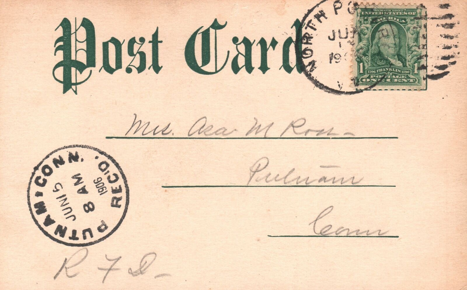 Vintage Postcard 1900's Norman Williams Public Library Woodstock ...