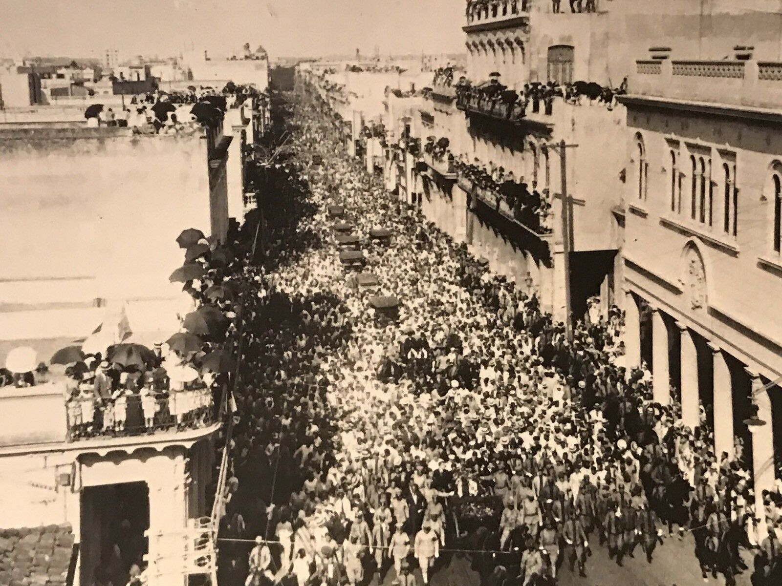 1920s CUBA PRESIDENT JOSE MIGUEL GOMEZ Funeral Procession RPPC Postcard ...