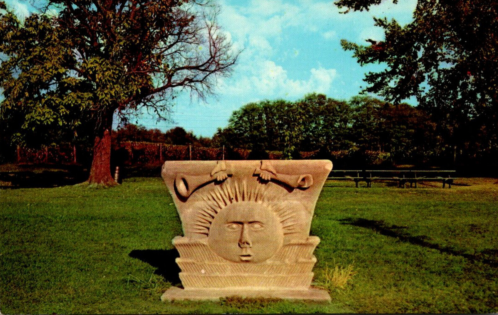 Illinois Nauvoo State Park Sun Stone From Mormon Temple | United States ...