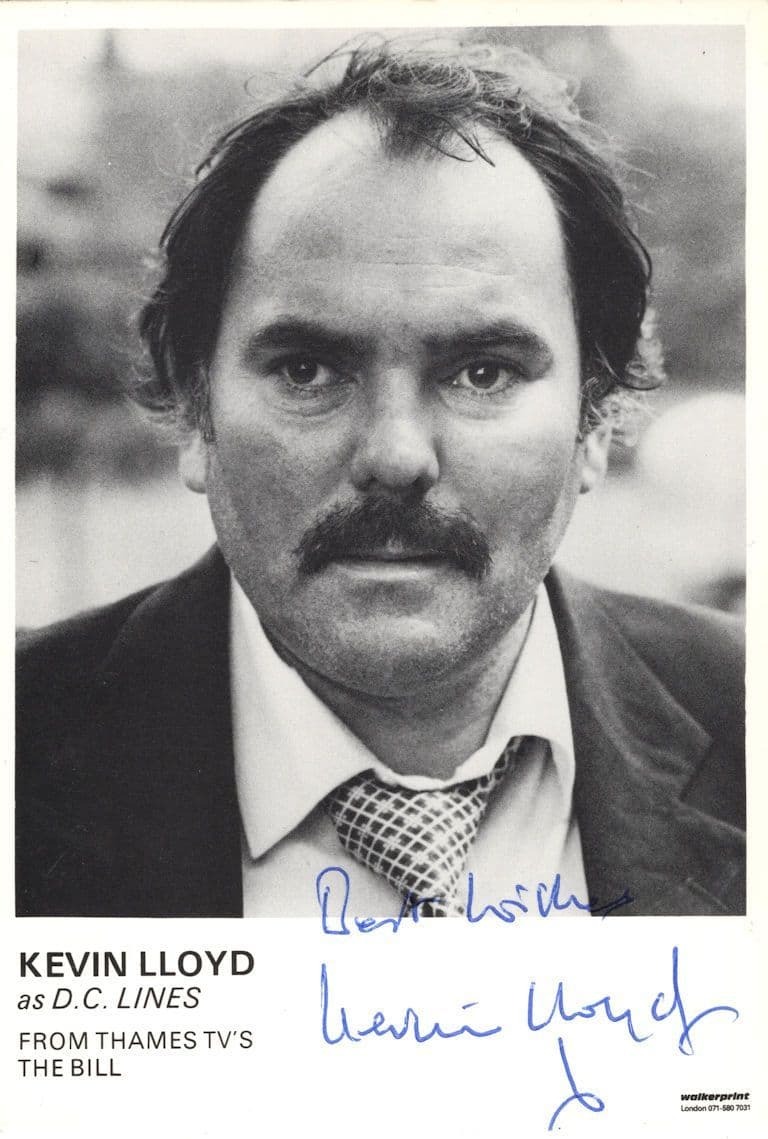 Kevin Lloyd as DC Lines The Bill Rare Hand Signed Cast Card Photo | Topics - Entertainment ...